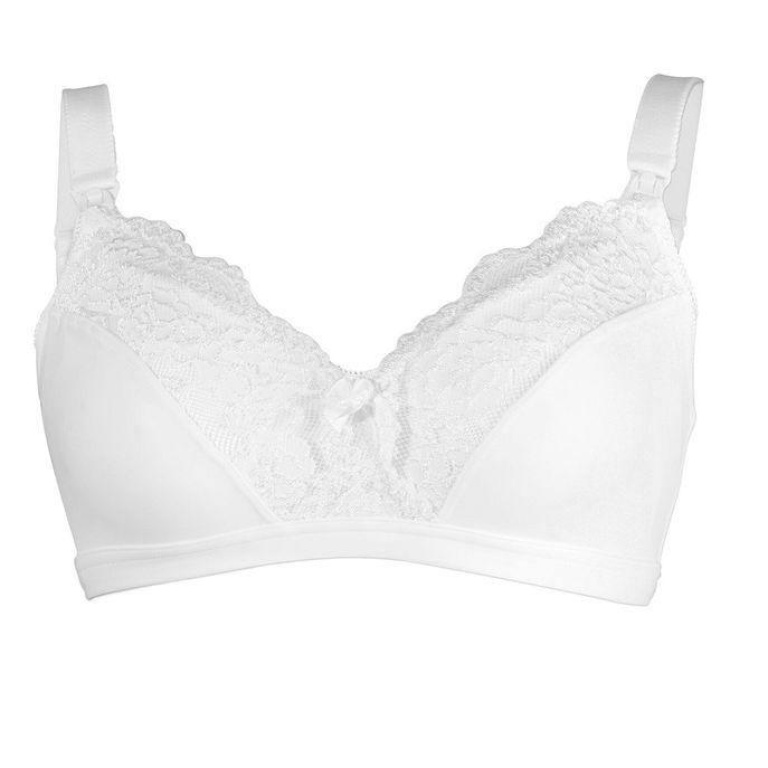 Carriwell Lace Drop Cup Bra White – Small & Medium – Lulla-buy
